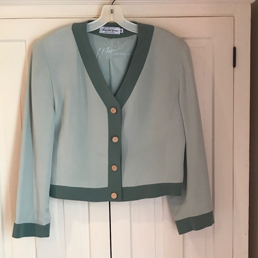 Beautiful Pale Green Silk Jacket - Gem